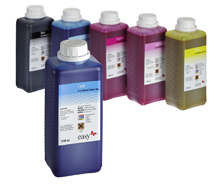 Eco Solvent Exact Tinte für Mutoh, 1 Liter Flasche, inkl. Smart Card ...
